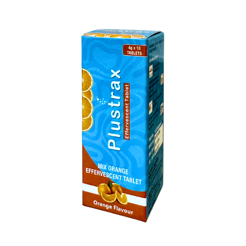 Plustrax Effervescent Tablet 10's - Redwood Pharma